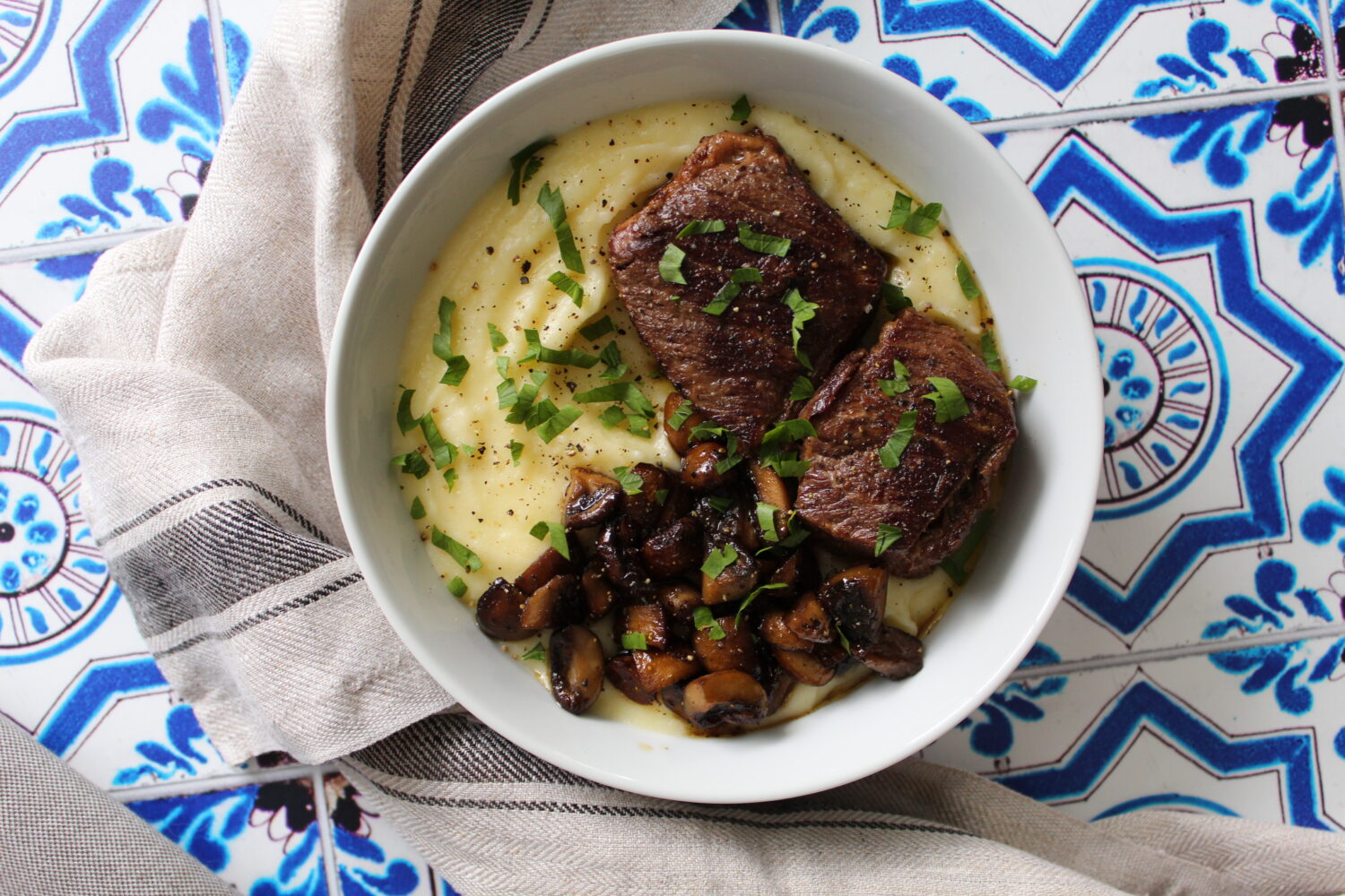 Short Ribs with Truffle Mashed Potatoes and Marsala Mushrooms ...
